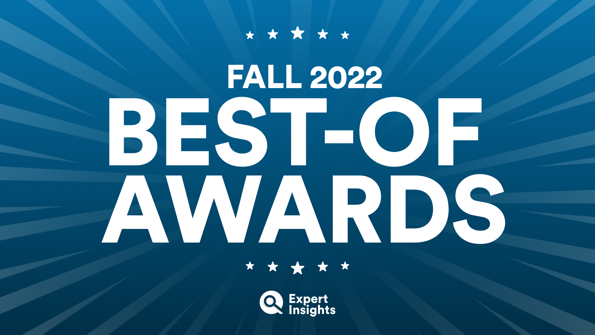 Expert Insights Best-Of Award Winners Fall 2022