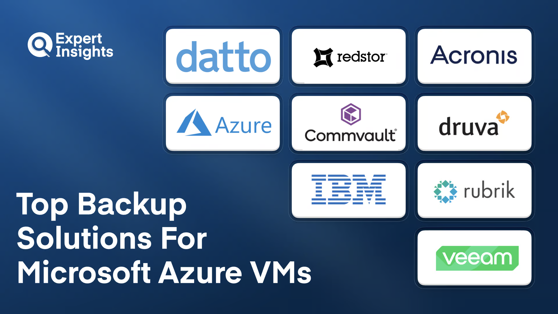 Top 9 Backup Solutions For Microsoft Azure VMs